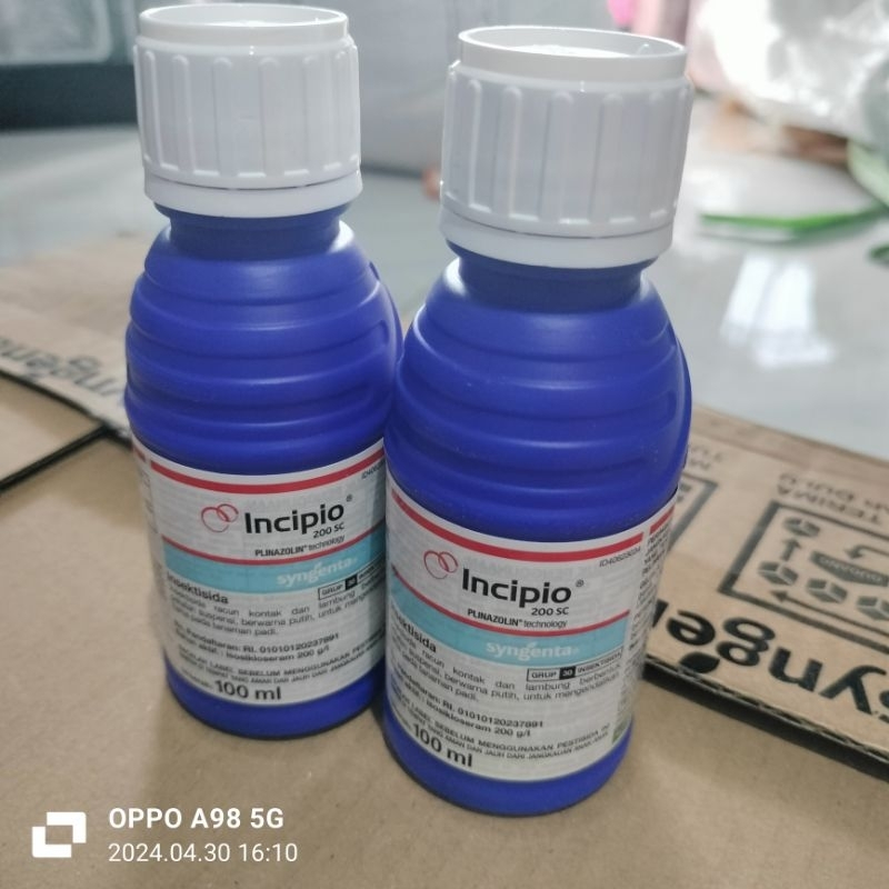 Jual insektisida INCIPIO 200sc kemasan 100ml original pabrik | Shopee ...