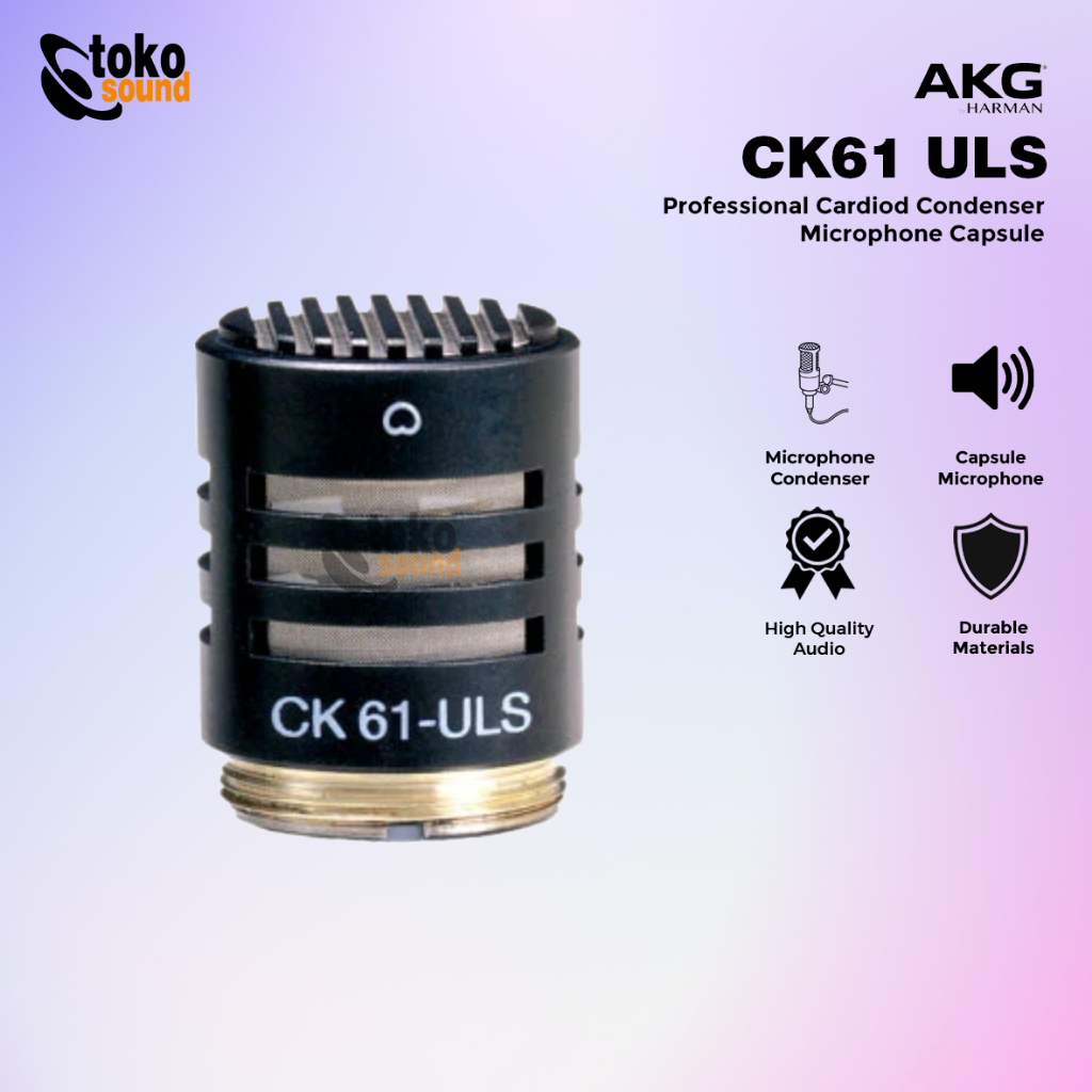 Jual AKG CK61 ULS CK 61 ULS - Studio Condenser Capsule Microphone For ...