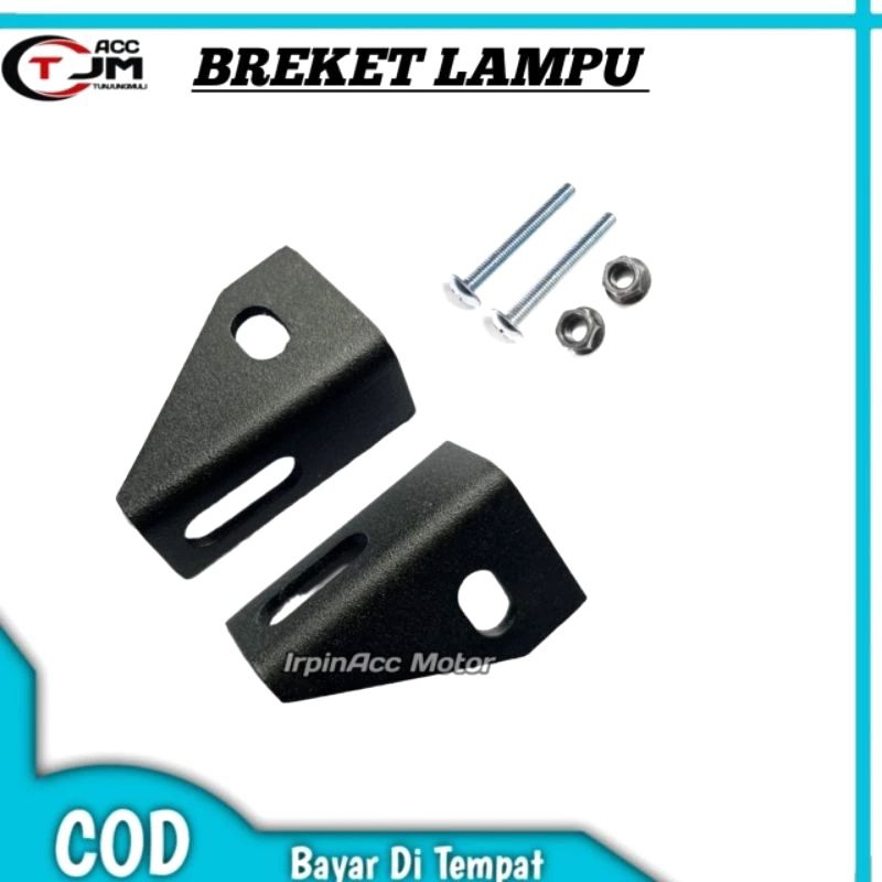 Jual Bracket breket lampu tembak sorot d2 laser foglamp pnp honda vario ...