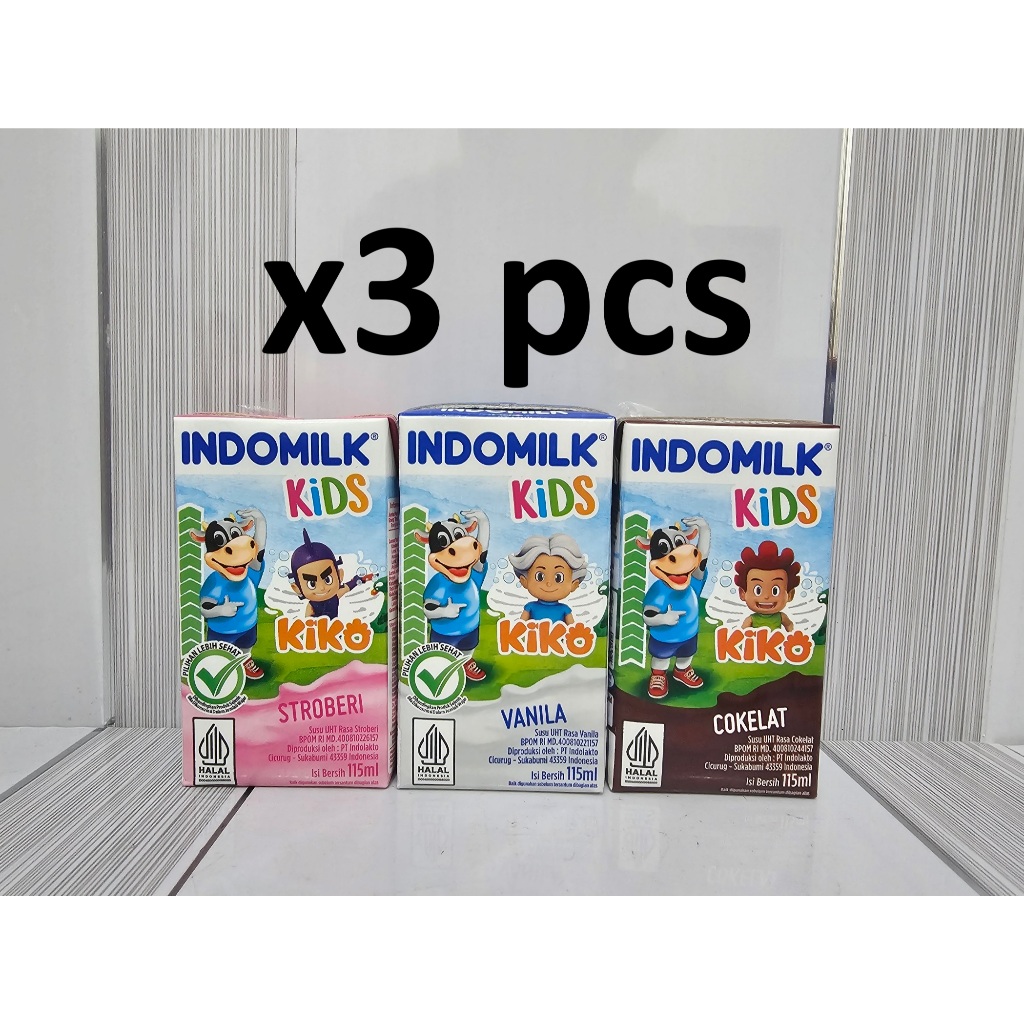 Jual Indomilk UHT Kids 115ml (3pcs) | Shopee Indonesia