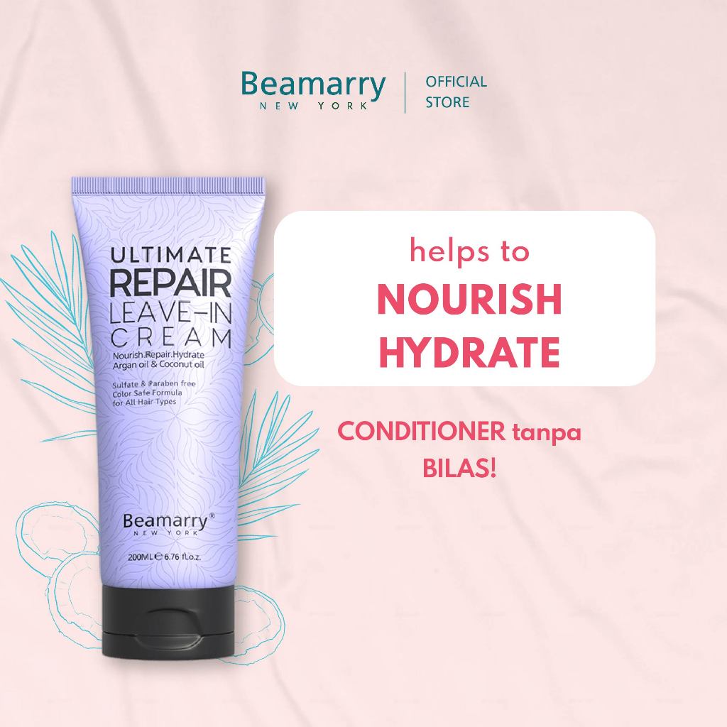 Jual Beamarry Hair Care | ULTIMATE REPAIR Leave-in Cream Beamarry New ...