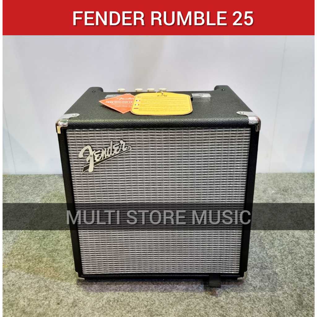 Jual Fender Rumble 25 1x8 Inch 25 Watt Combo Bass Amplifier - Ampli ...