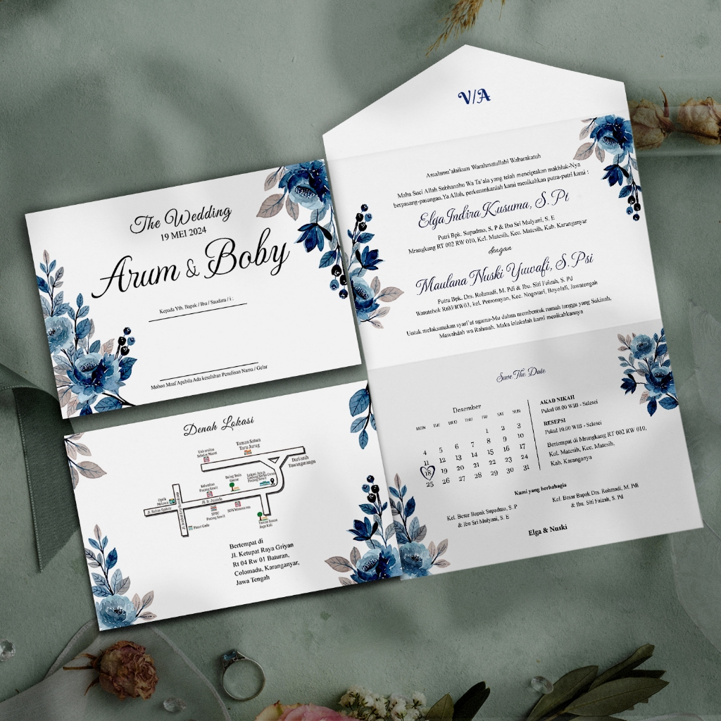 Jual Undangan Pernikahan Semi Amplop. Undangan Pernikahan Murah ...