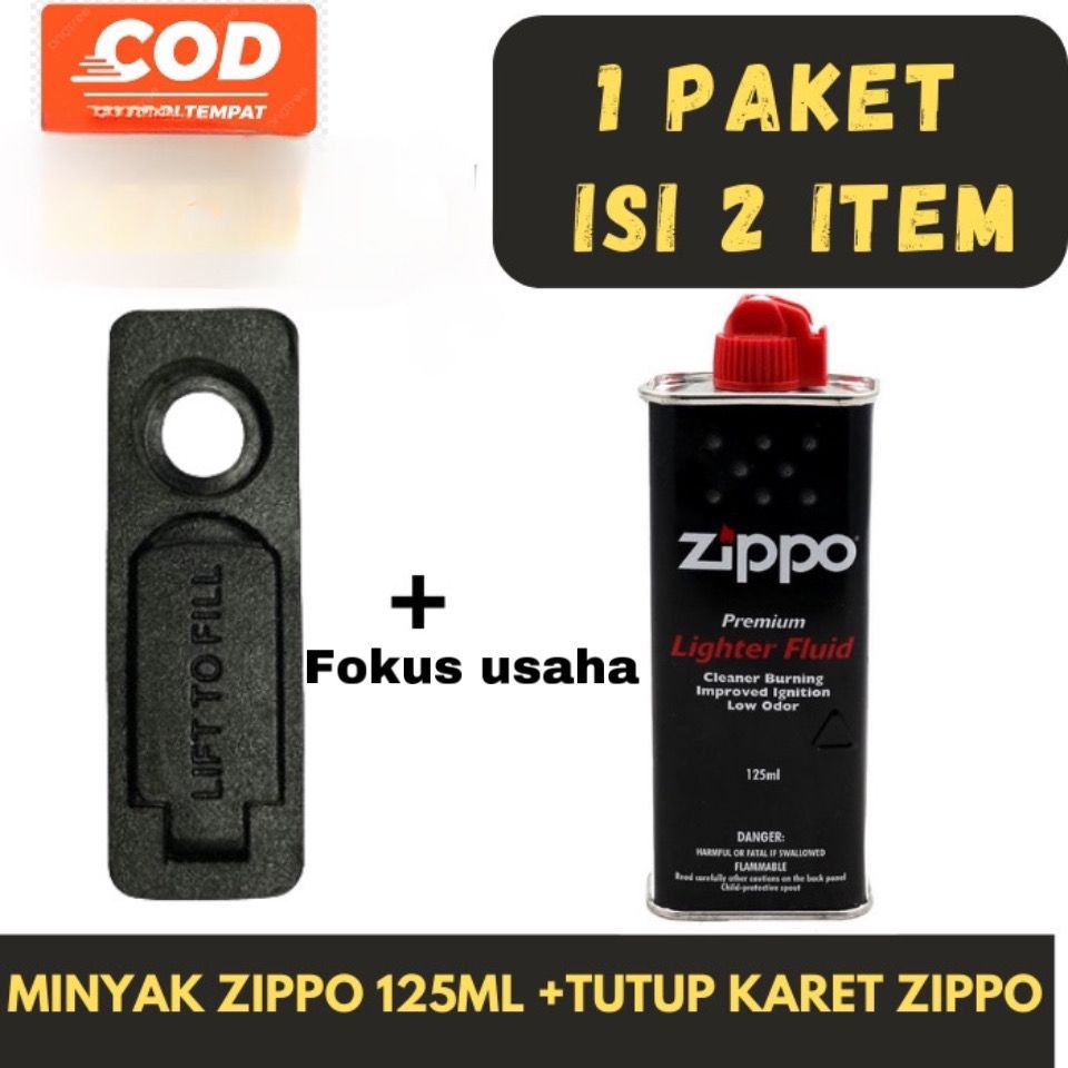 Jual Gratis Ongkir ! PAKET KOMPLIT- MINYAK ZIPPO + BATU ZIPPO + SUMBU ZIPPO +KAPAS ZIPPO MINYAK ...