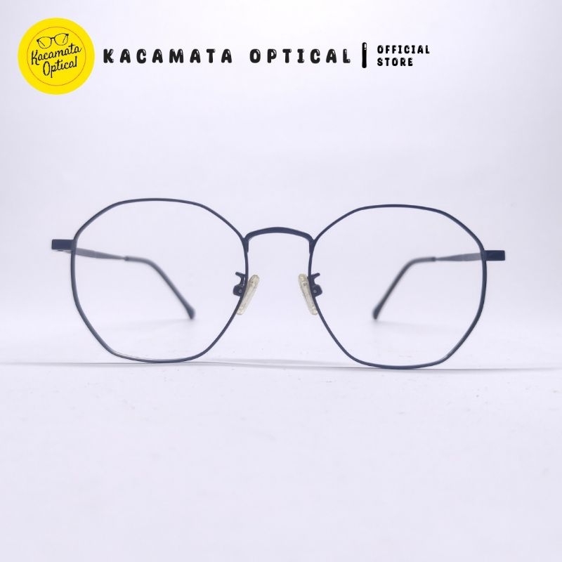 Jual KACAMATA OPTICAL - Frame KMO283 Bulat Hitam Besi Plastik | Shopee ...