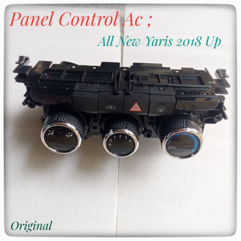 Jual Panel Control Ac Yaris 2018 uP Tombol Control Ac Yaris Pengontrol ...