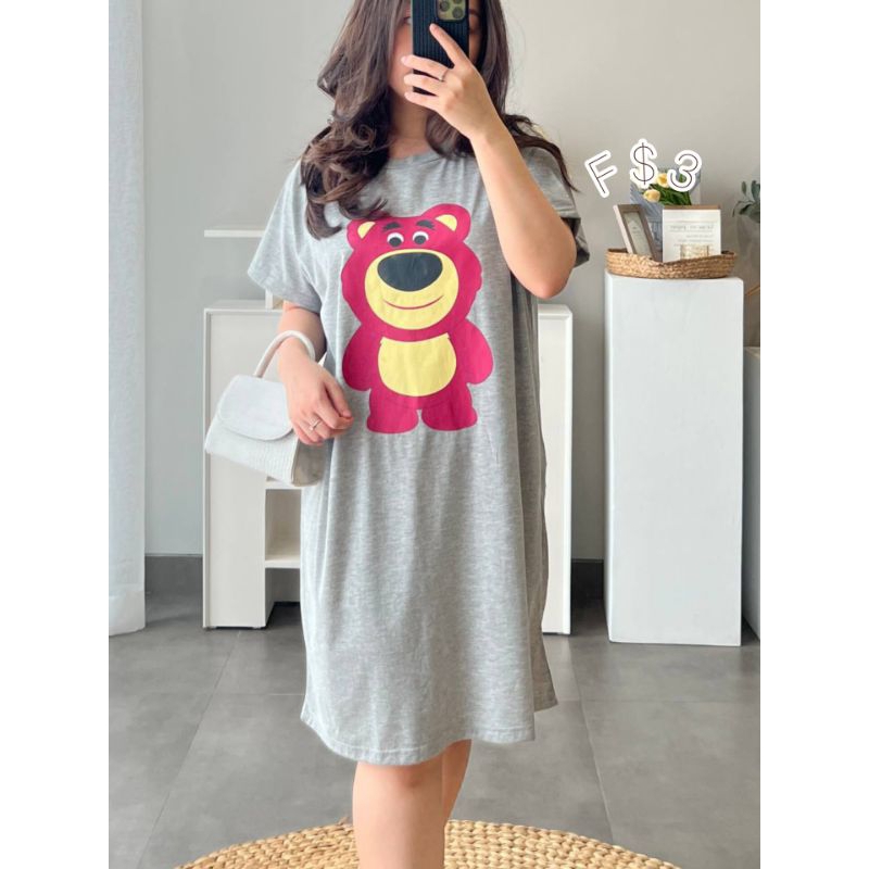 Jual Dress "LOTSO" Abu Abu | Shopee Indonesia