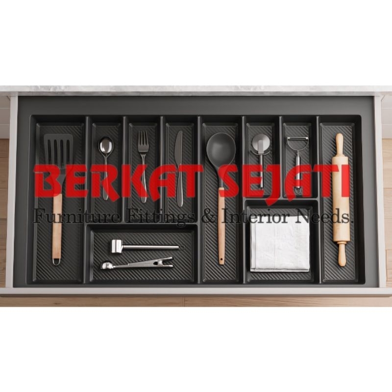 Jual Rak Sendok Garpu VITCO AG 90 Abu Sekat Laci Dapur Alat Tulis ...