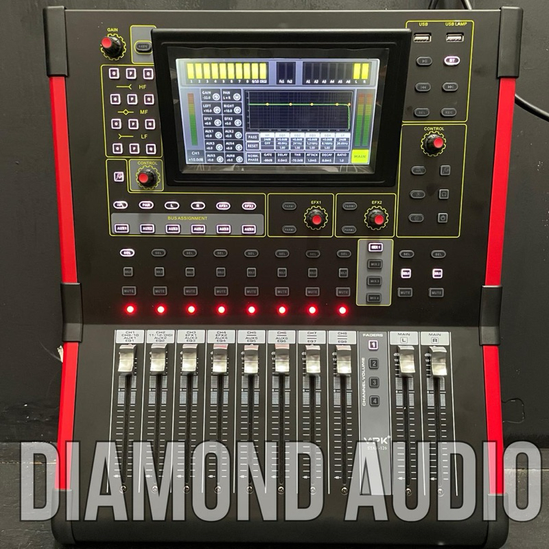 Jual Digital Audio Mixer Vpk Star126 12Ch+Output 8Xlr+6Aux Ch+Dual 32 ...