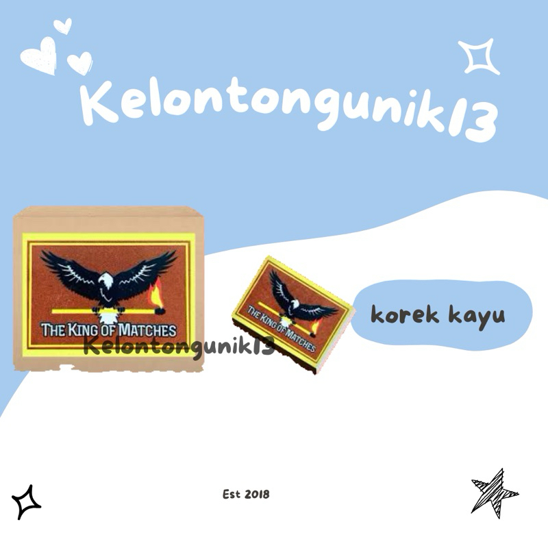 Jual KOREK KAYU THE KING MATCHES / KOREK API KAYU JADUL / KOREK JADUL ...