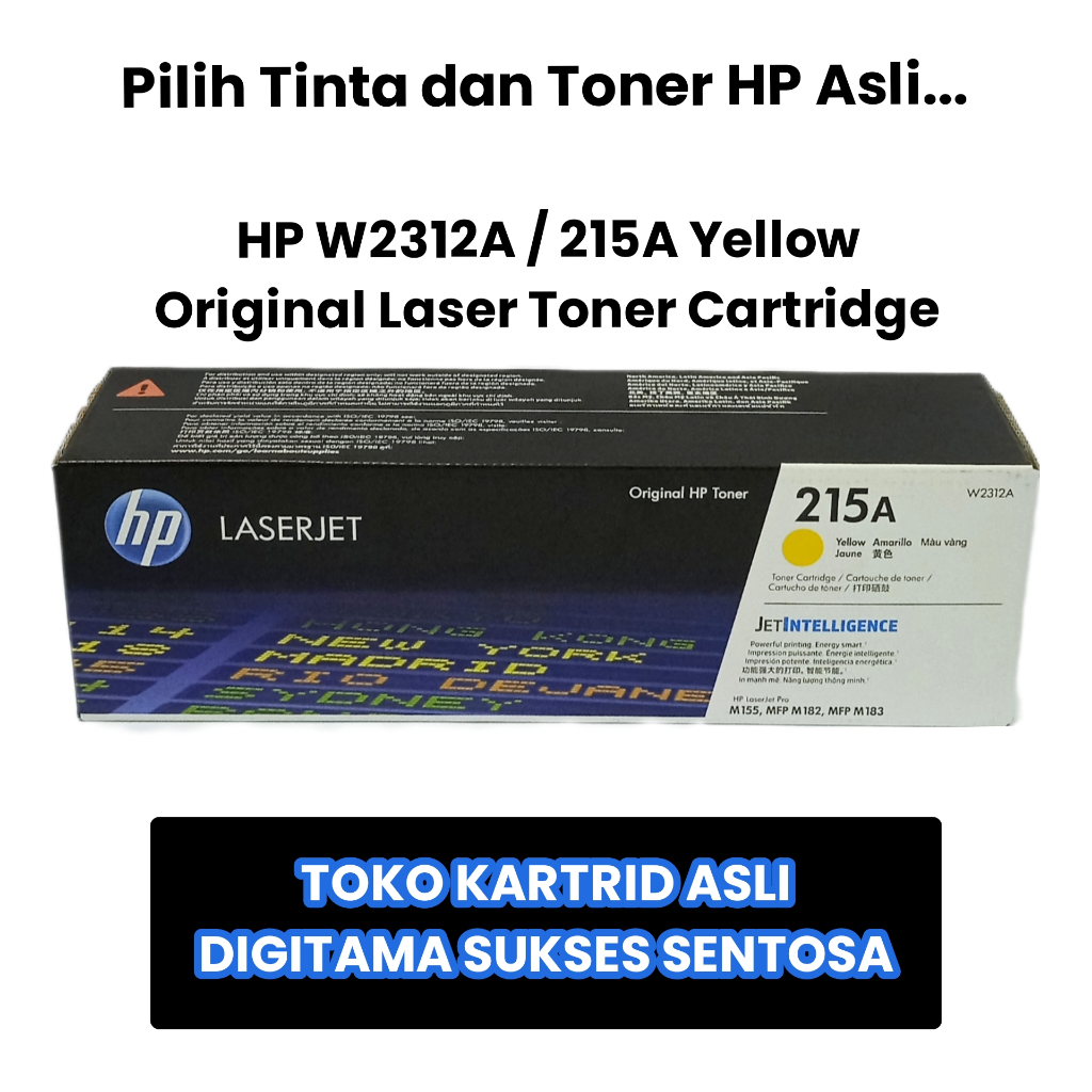 Jual HP W2312A / 215A Yellow Original LaserJet Toner Cartridge | Shopee ...