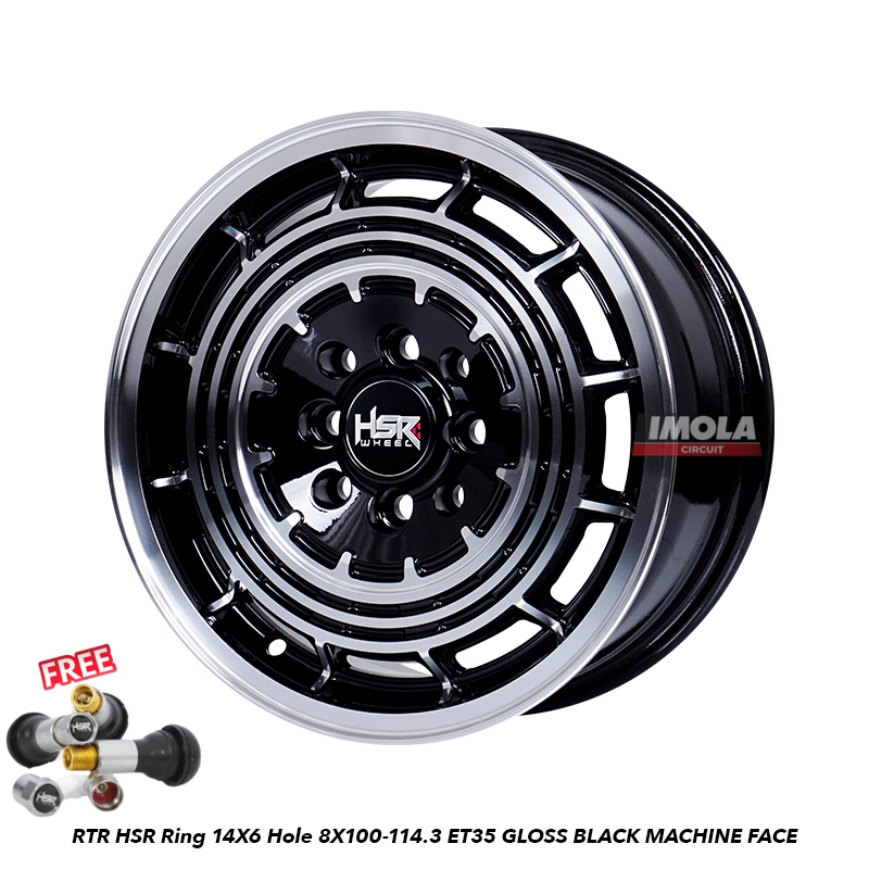 Jual Velg Mobil R14 HSR RTR Velg Ring 14 Lebar 6 Brio Agya Ayla Calya Sigra Karimun Xenia ...