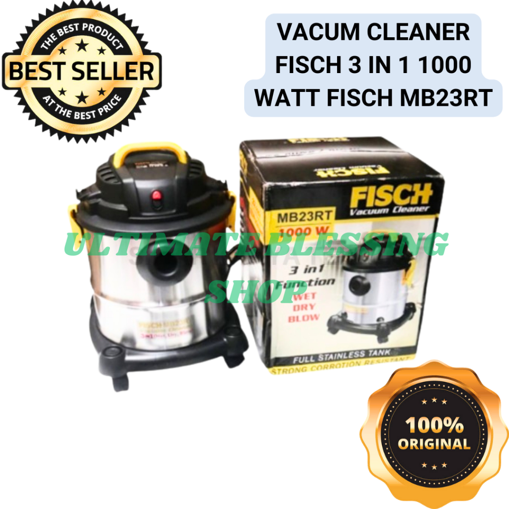 Jual VACUUM CLEANER 3 in 1 1000 WATT FISCH MB23RT ORIGINAL BERKUALITAS ...