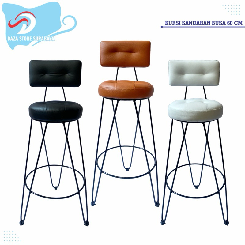 Jual kursi sandaran busa 60cm / 50cm / dudukan busa / sofa / kursi cafe ...