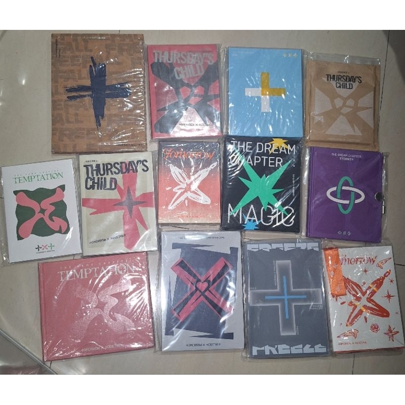 Jual (wajib co packing) album only txt freefall thursday child tdc star ...