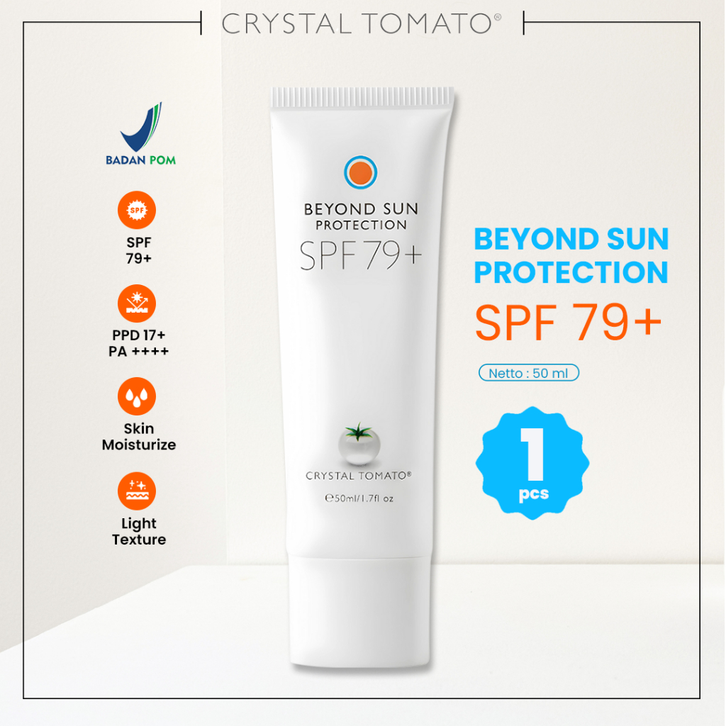 Jual Crystal Tomato Beyond Sun Protection SPF 79+ | Shopee Indonesia