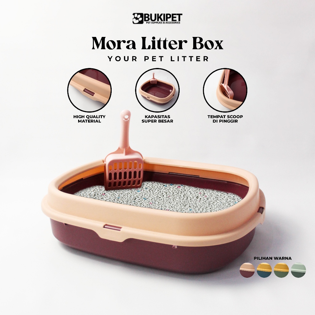 Jual Litter Box Kucing Jumbo Bak Pasir Tempat Pup - Mora Litter Box ...
