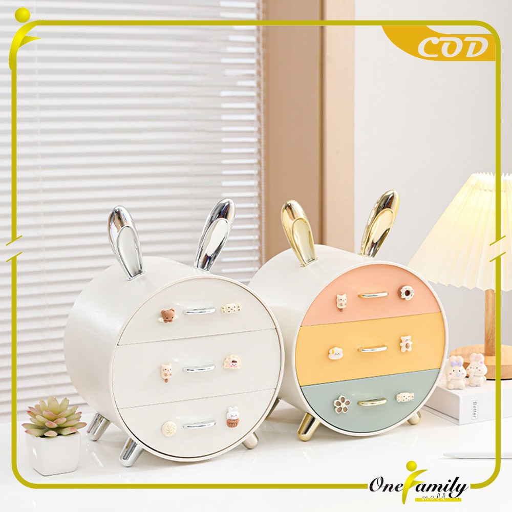 Jual ONE-K179 Rak Susun Kelinci Rak Kosmetik Serbaguna Cute Stuff ...