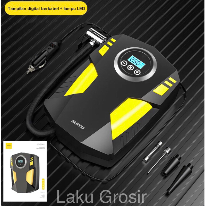 Jual Pompa Ban Elektrik Mobil Truk Motor Elektrik Air Pressure (ANALOG ...