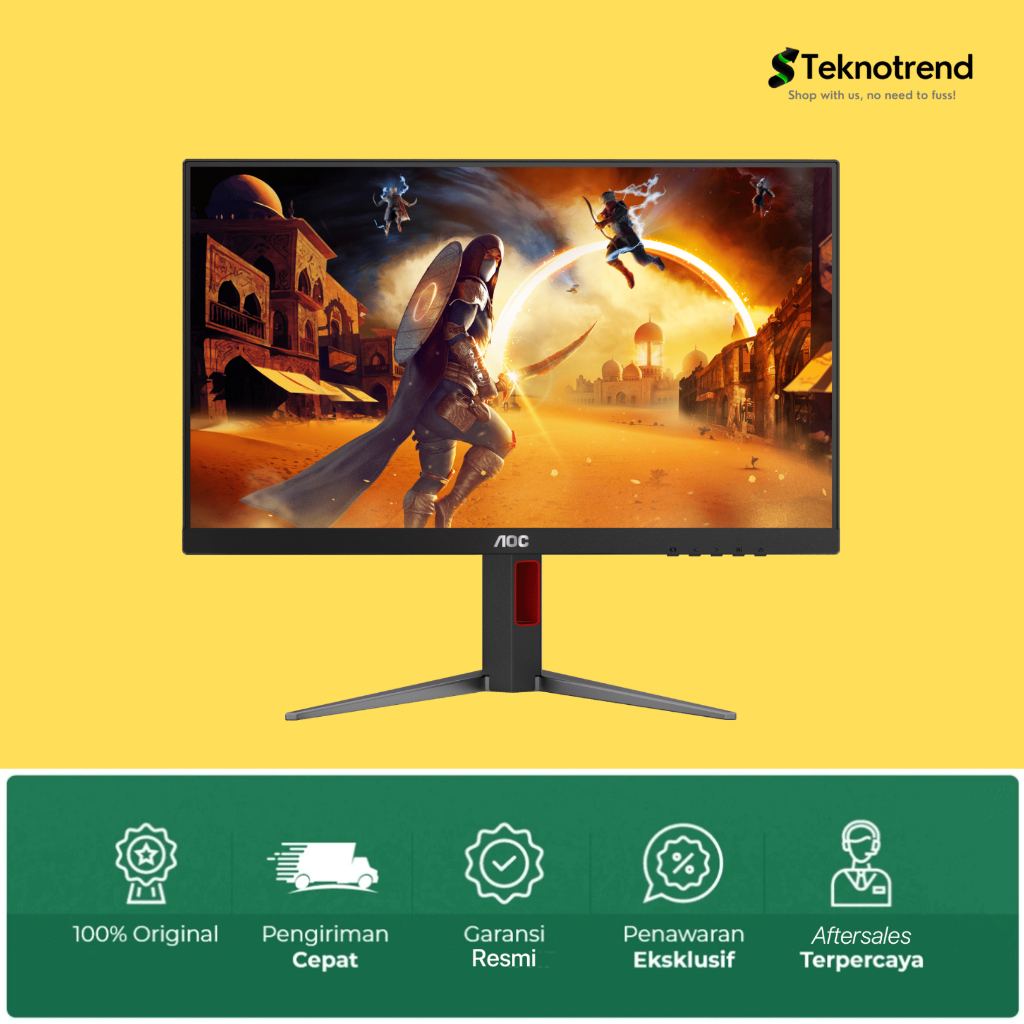 Jual AOC 27G4 Gaming Monitor [ 27 Inch FHD IPS - 180Hz 1ms ...