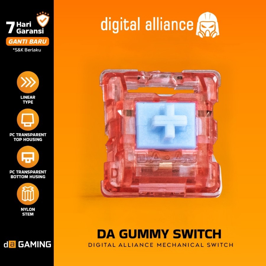 Jual Digital Alliance DA x AJAZZ Gummy 3 Pin Plate Mount 50g Linear ...