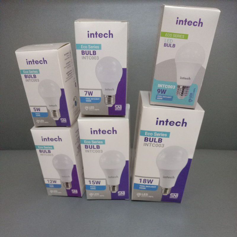 Jual Lampu LED Intech INTC 003 5 Watt - 18 watt | Shopee Indonesia