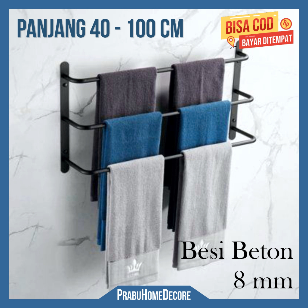 Jual Rak Modern Besi Beton 3 Susun untuk Handuk Jemuran Pakaian ...