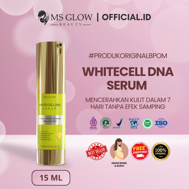 Jual MS GLOW - WHITECELL DNA SERUM - FOR NORMAL SKIN by MSGLOWOFFICIAL.ID | Shopee Indonesia