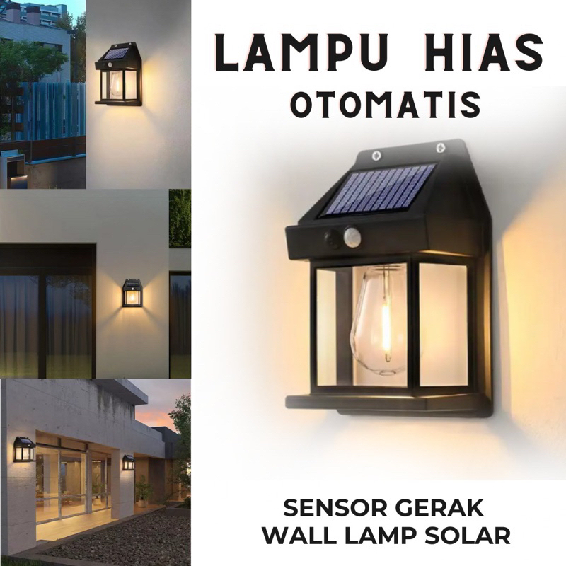 Jual Wall Lamp Solar Energy Lampu Dinding Taman Hias Tenaga Surya Lampu ...