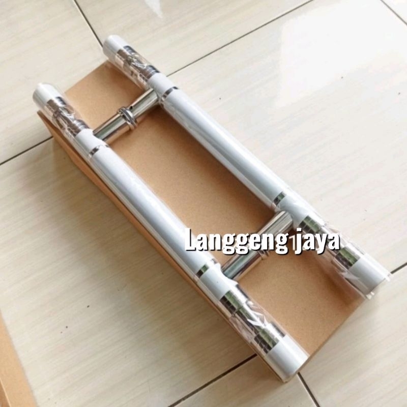 Jual Handle pintu barble baut tembus 80cm gagang pintu kaca full ...