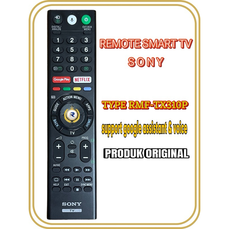 Jual REMOT REMOTE TV SONY SMART TV SONY RMF-TX310P ORIGINAL | Shopee Indonesia