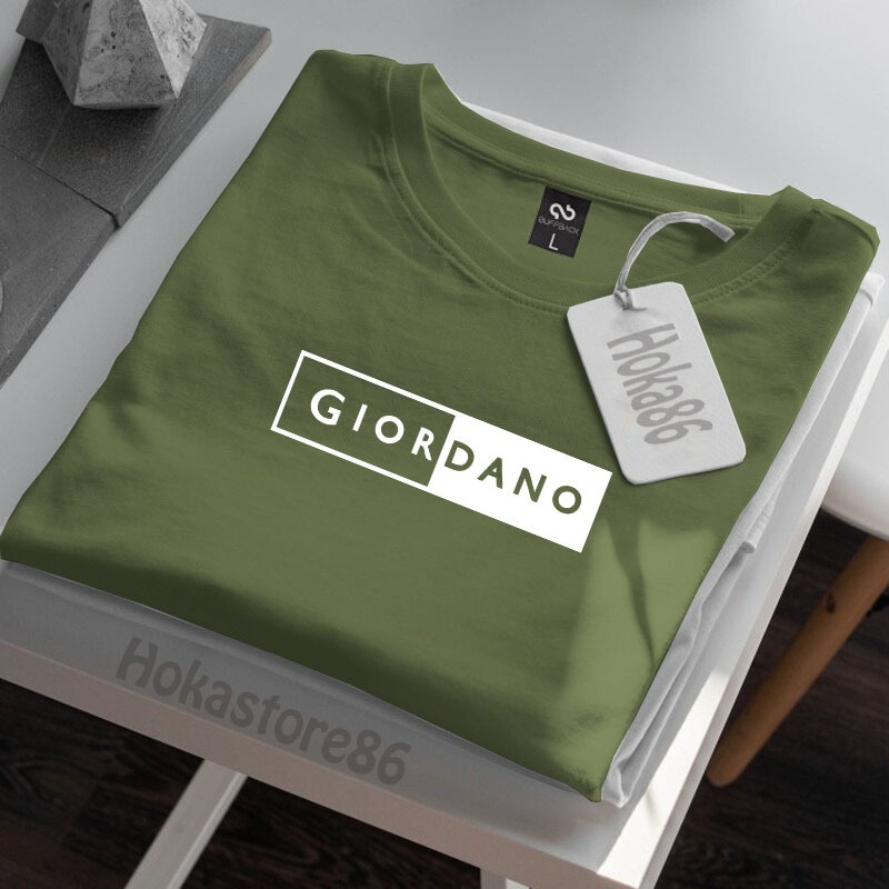 Jual Kaos Tebal Distro Lengan Pendek Logo Gior | dano Blok Keren Text ...