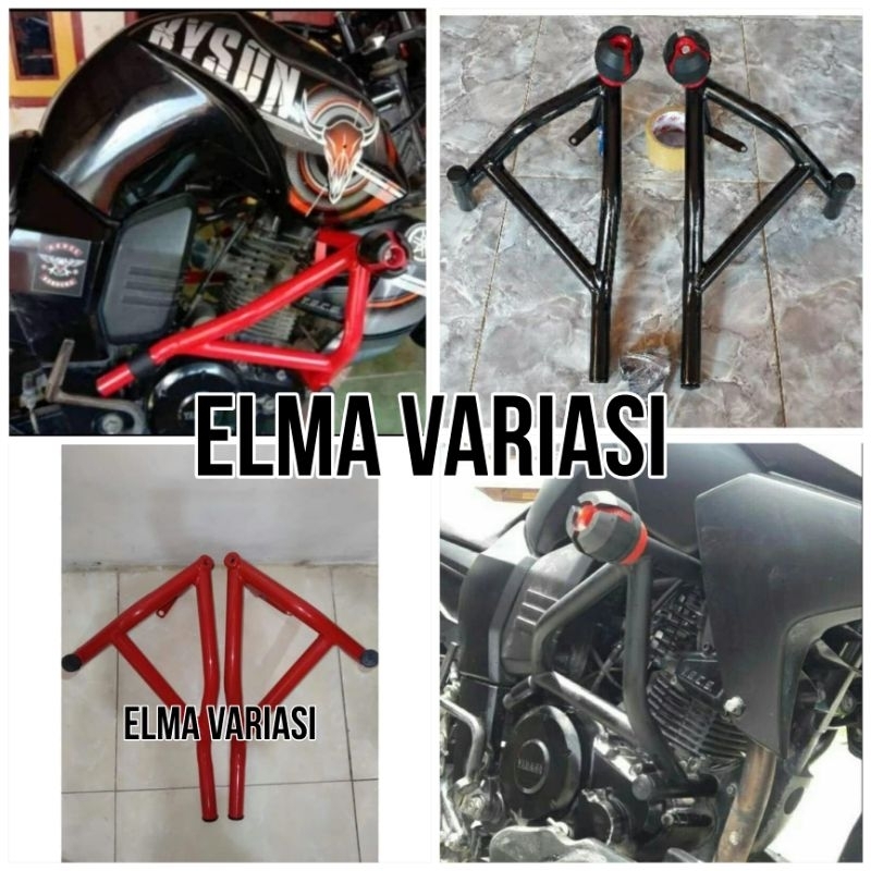 Jual Crashbar Tubular Yamaha Byson Carbu Plus Jalu Frame Slyder ...