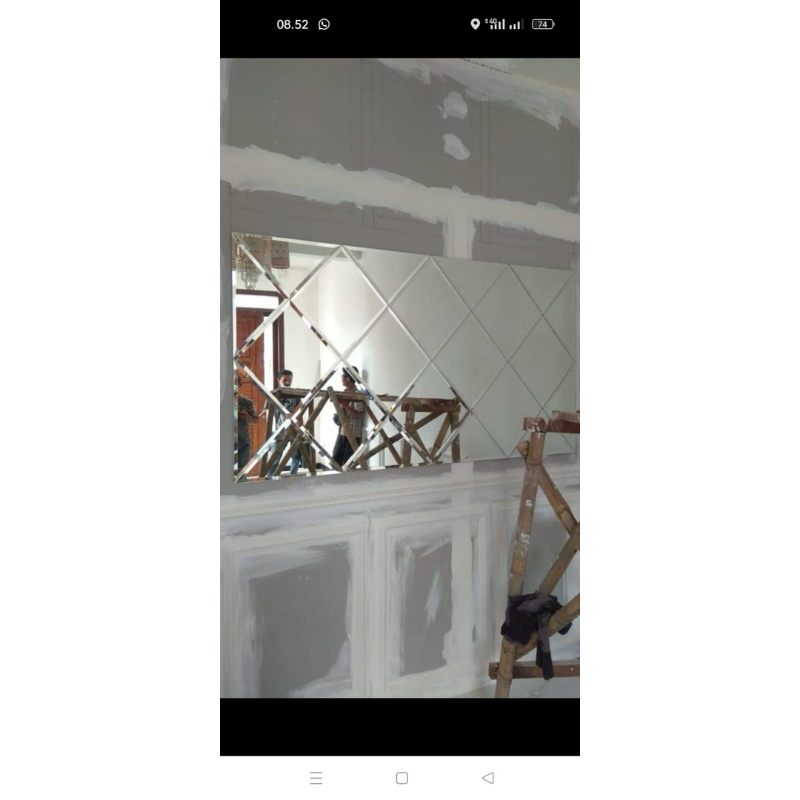 Jual Custom 100x140 Tebal 5mili Bevel 1cm FREE PACKING KAYU DAN DOUBLE ...