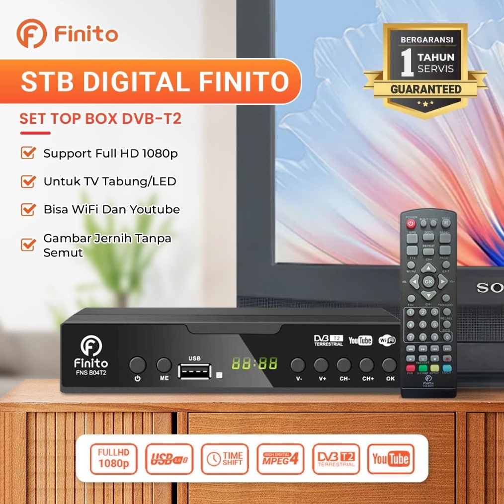 Jual KODE M96Z Set Top Box Digital Finito Plat Besi Anti Panas Bisa ...