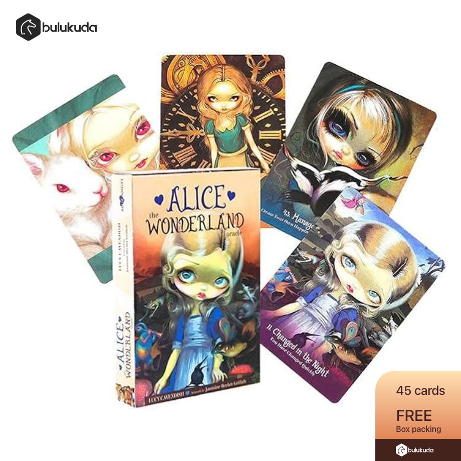 Jual Alice the Wonderland Oracle 45 Cards English PDF Instruction ...