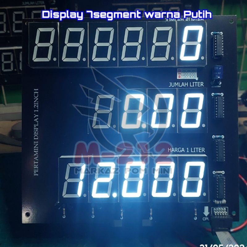 Jual Display pom mini 7Segment warna Putih | Shopee Indonesia