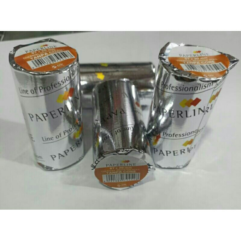 Jual Kertas Thermal Paperline 57 x 30 / Thermal Rol Kasir / Register ...