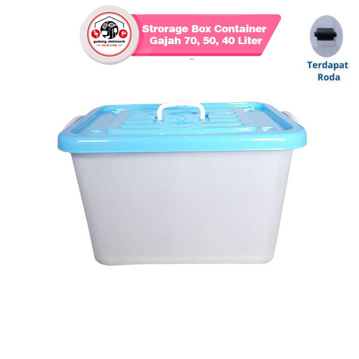 Jual Strorage Box Container Gajah 70liter 50 Liter 40 Liter Shopee