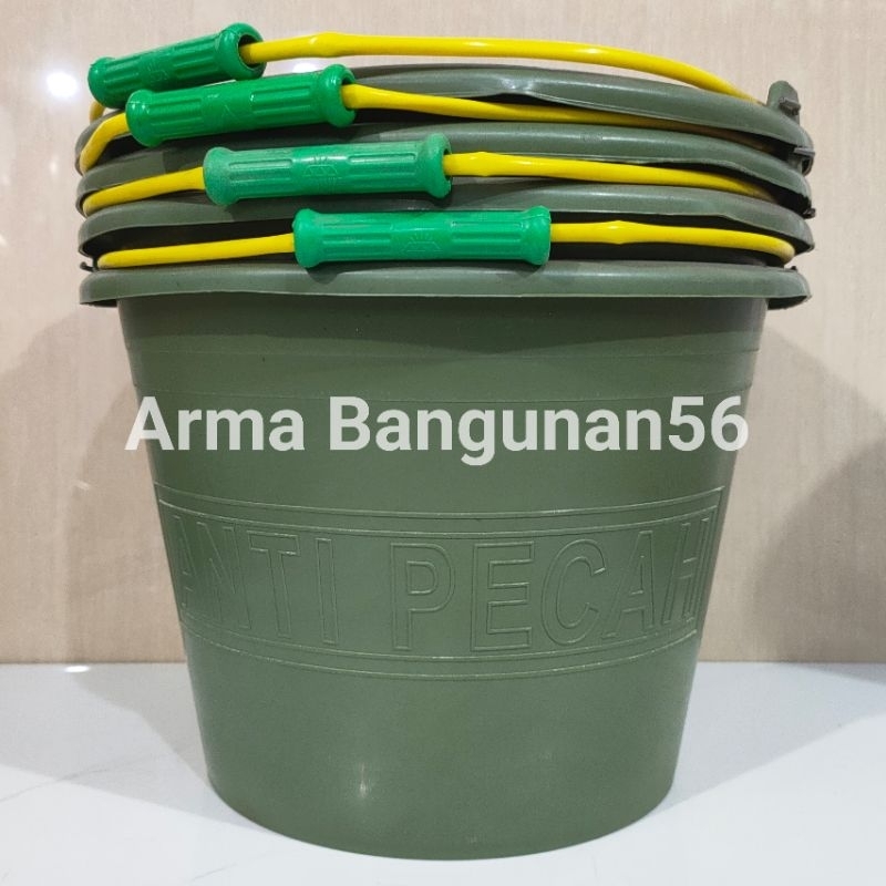 Jual Ember Hijau Besar 8 Ltr / Ember Anti Pecah / Ember Cor Besar ...