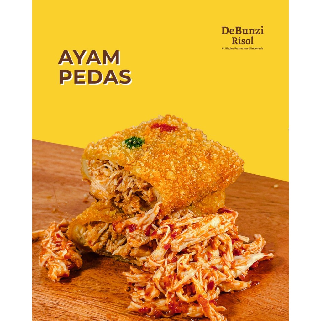 Jual FROZEN RISOLES - AYAM PEDAS ISI 5 | DEBUNZI RISOL | Shopee Indonesia