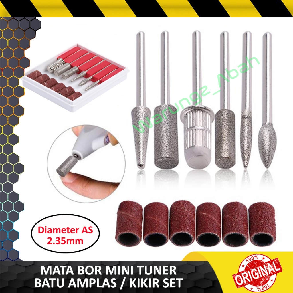 Jual MATA BOR KEPALA DREMEL MINI TUNER TUNNER CUNER GRINDER GERINDA ...
