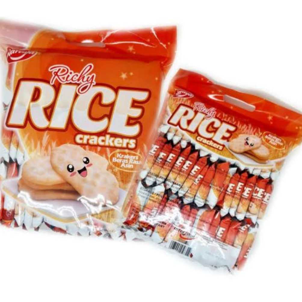 Jual Naraya Richy Rice Crackers 252gr / Snow Crackers 320gr / Krakers ...