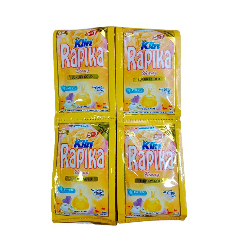 Jual RAPIKA BIANG Sachet 7ml Renceng isi 12pc ( luxury Gold ) | Shopee ...