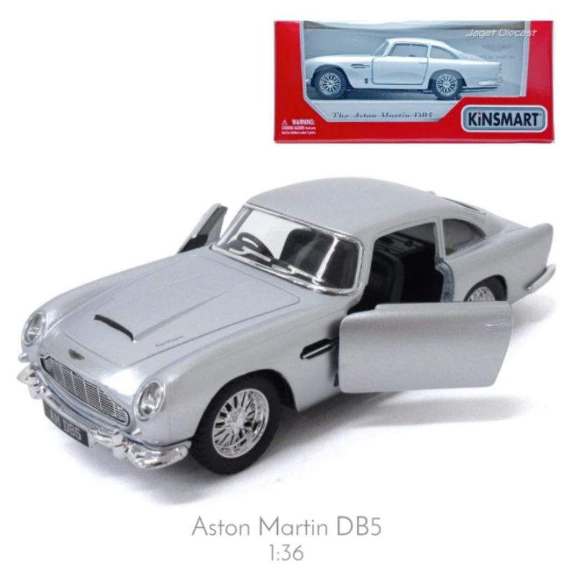 Jual Kinsmart Aston Martin DB5 James Bond Miniatur Jagat Diecast Mainan ...
