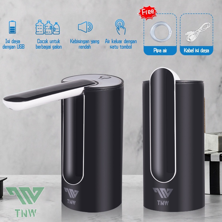 Jual KODE O88O TNW Pompa Air Galon Elektrik Foldable Water Pump Botol ...
