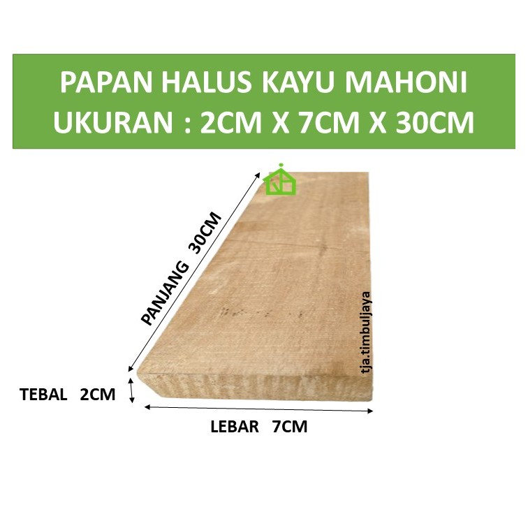 Jual Papan Kayu Dinding Ambalan Halus Murah Mahoni Mahogany Baru Ukuran Tebal 2cm Lebar 7cm ...