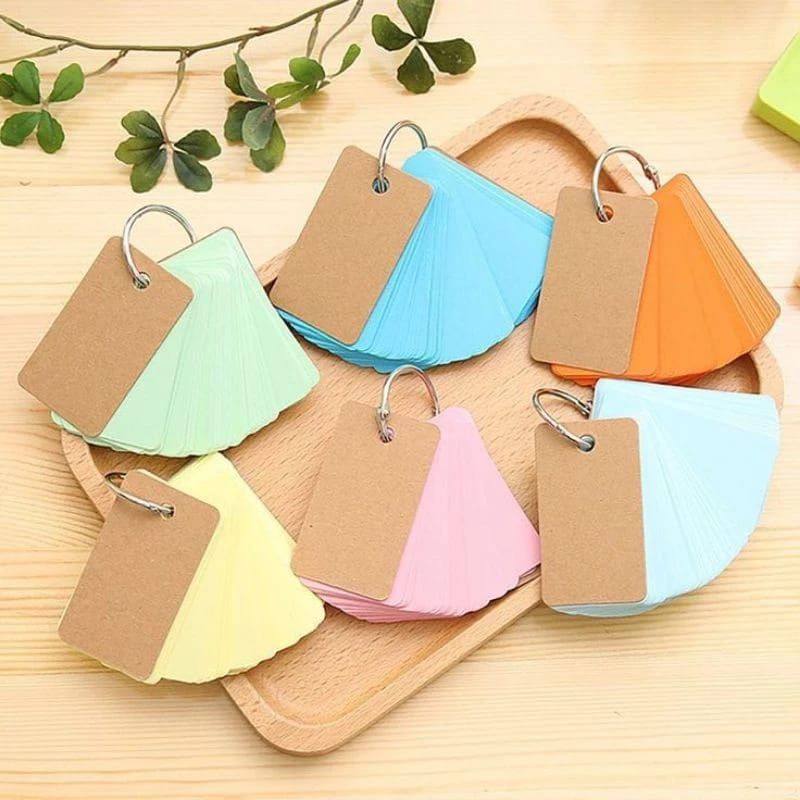 Jual flash card / flash card polos 50 lembar free ring | Shopee Indonesia