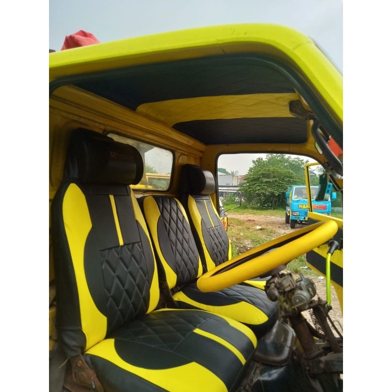 Jual Sarung jok mobil truck canter/ragasa/dyna/elf macan/giga/hino ...
