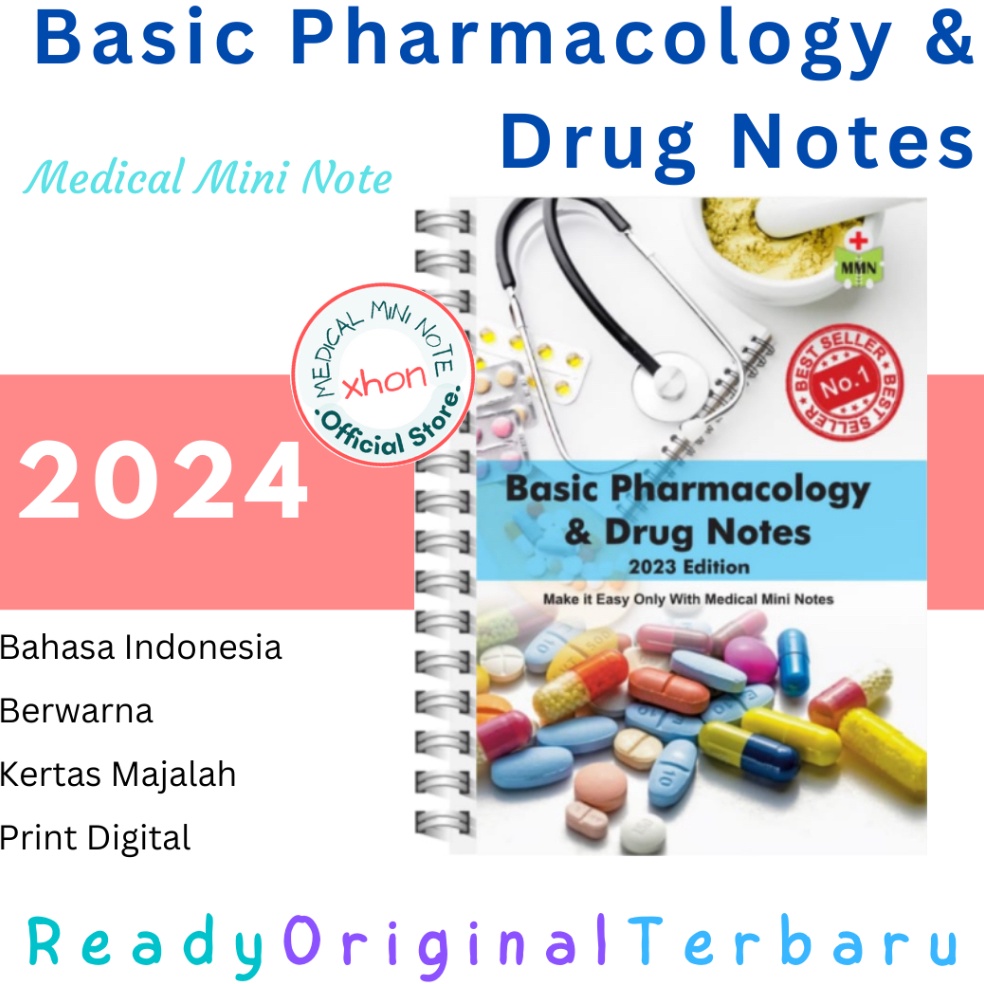 Jual KODE W86Q ORIGINAL TERBARU Basic Pharmacology Drug Notes MMN ...